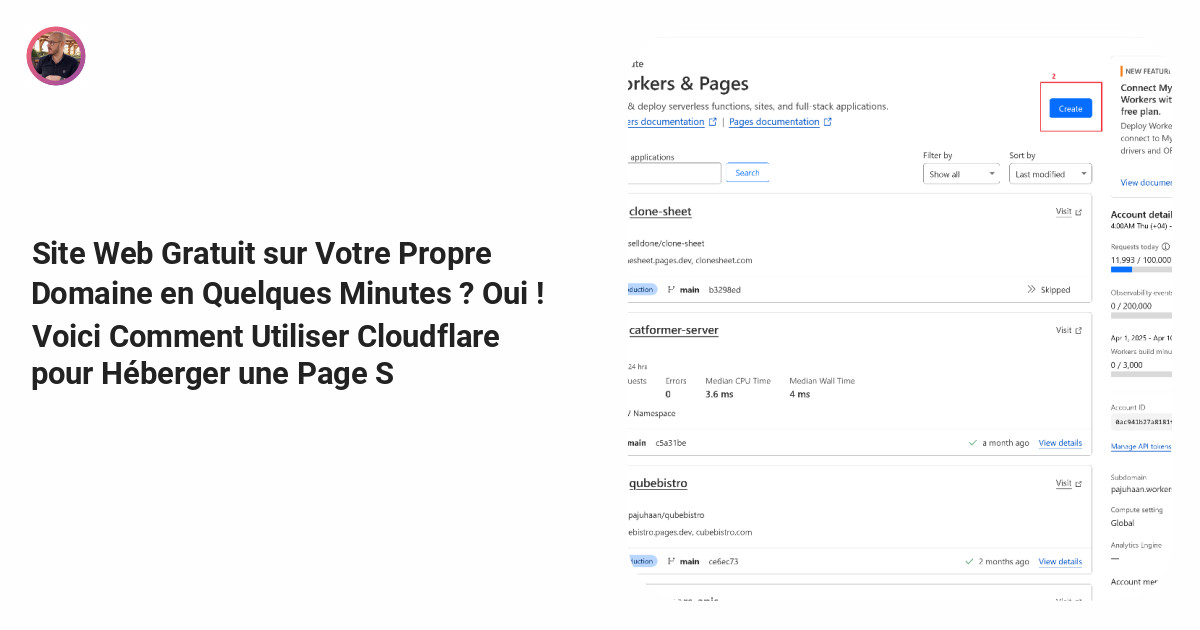 Lancez Gratuitement un Site Web Statique sur Votre Domaine Personnalisé ...